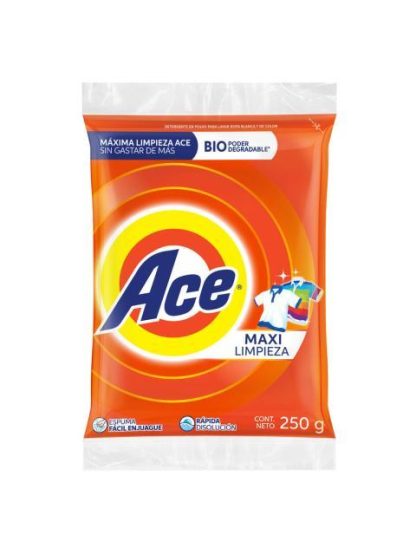 ACE REGULAR DETERGENTE EN POLVO 250 GR – Shopzote.com