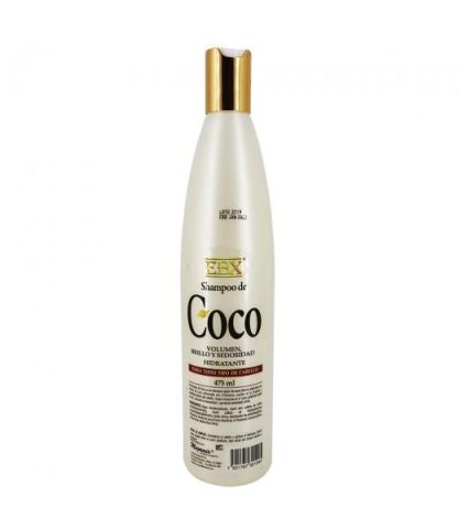 EBX SHAMPOO DE COCO ( 475 ML ) VOLUMENBRILLO Y SEDOSIDAD HIDRATAN ...
